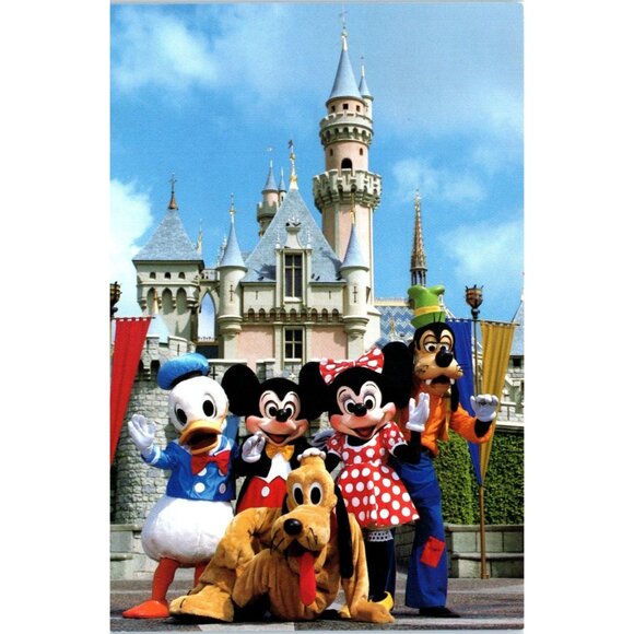 American Vintage | Party Supplies | Vintage Postcard Mickey Donald Duck ...